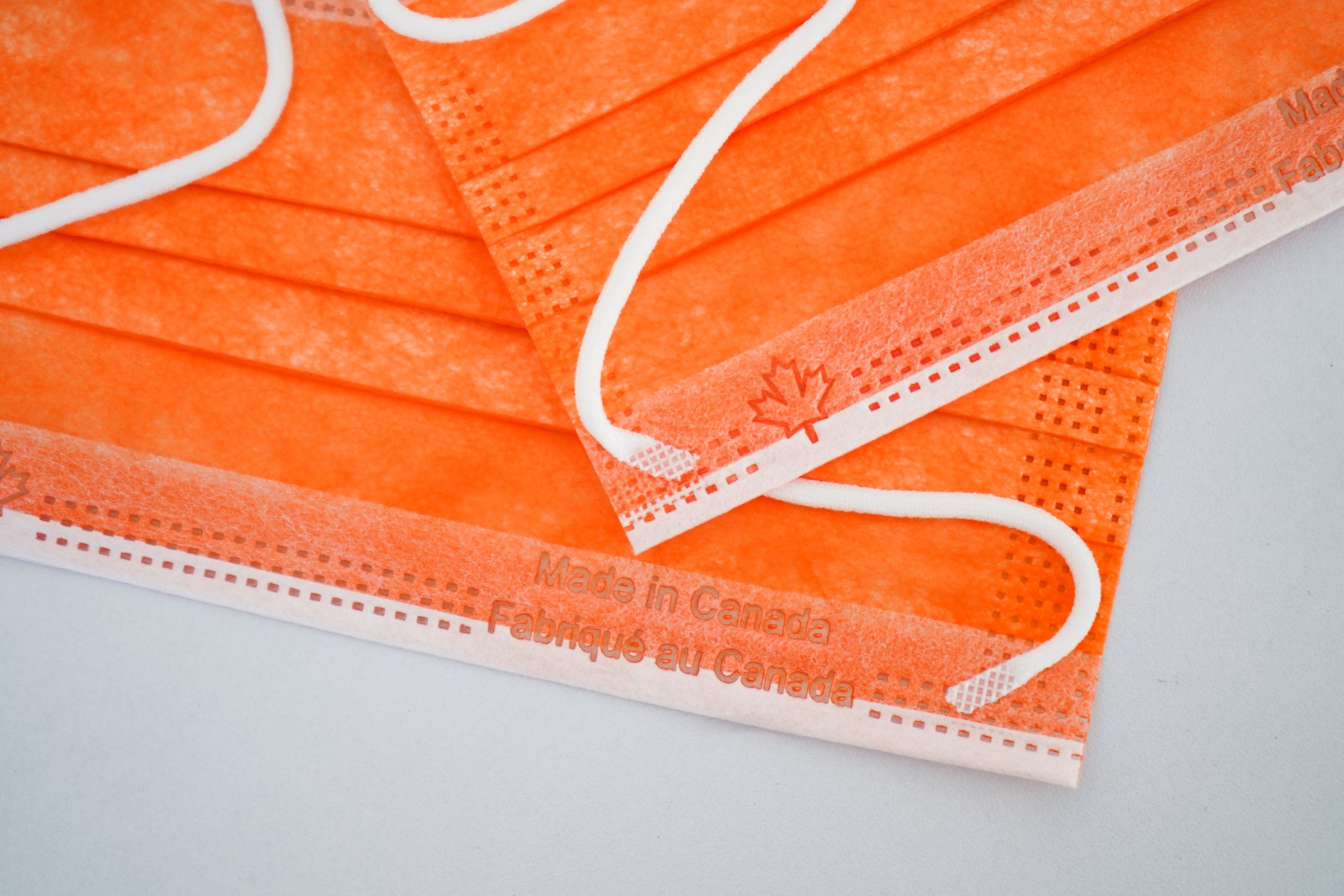 ASTM Level 3 Coloured Procedural Mask (Orange) – EPS Care Technologies Inc.