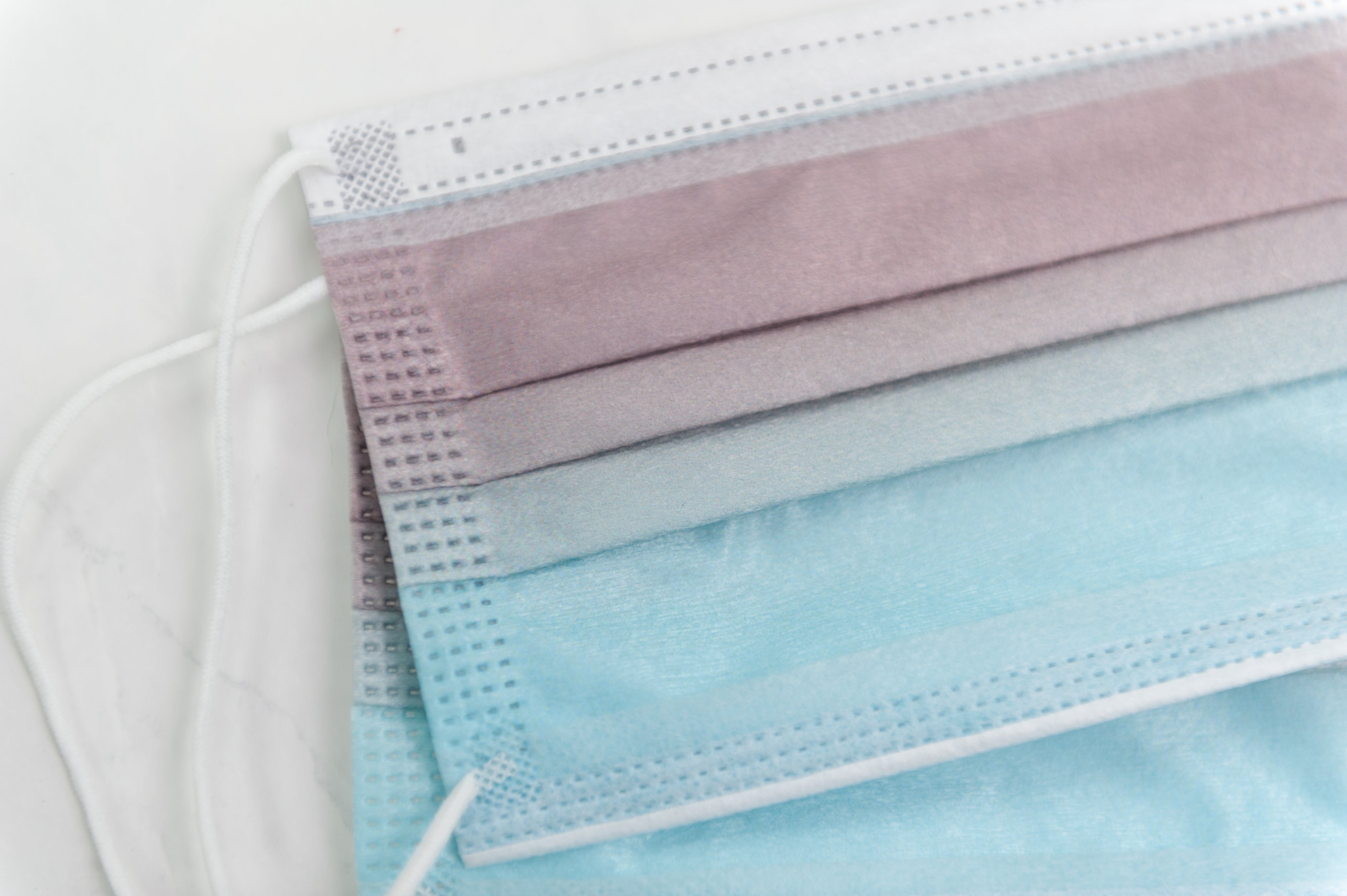 ASTM Level 3 Silk-Feel Gradient Colour Children Mask (Mint Chocolate ...